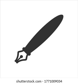 Pen Vector Icon On White Background Stock Vector (Royalty Free ...