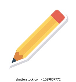 Pencil Draw Paper Stock Vector (Royalty Free) 1029837772
