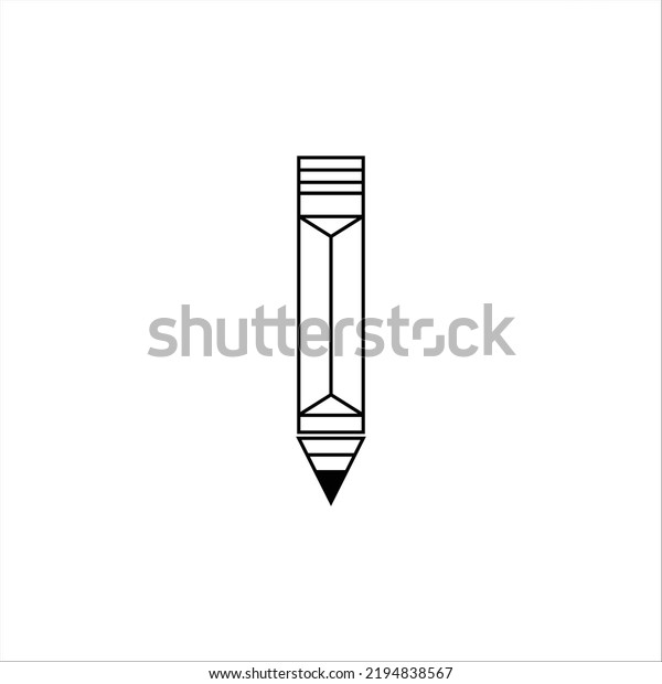 Pencil Drawing Edit Shapes Pen Icon Stock Vector (Royalty Free ...