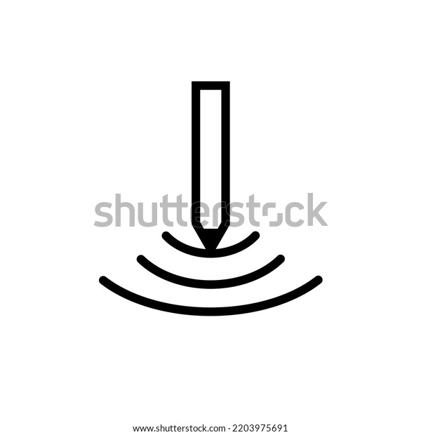 Pencil Illustrations Write Signals Suitable Logo Stock Vector (Royalty ...