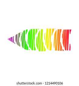 Pencil Scratch Logo Template Stock Vector (Royalty Free) 1214490106 ...