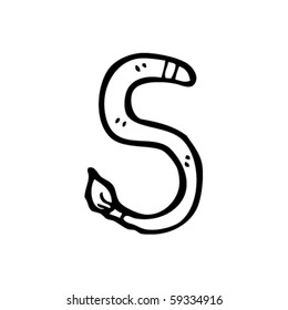 Pencil Shaped Letter S Stock Vector (Royalty Free) 59334916 | Shutterstock