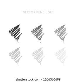 Pencil Strokes Vector Illustration Stock Vector (Royalty Free ...
