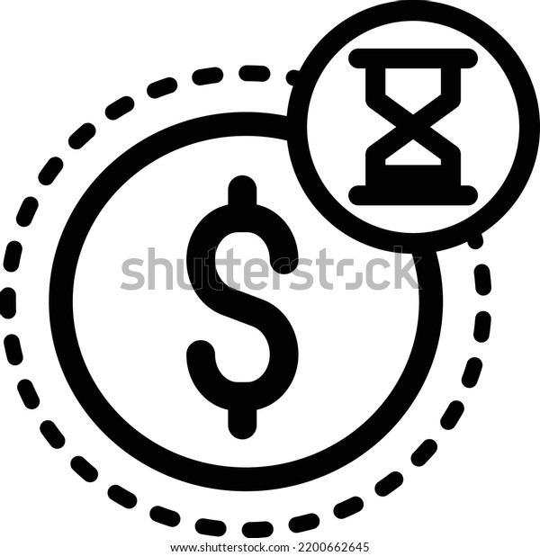 Pending Payment Vectoricon Money Symbol Stock Vector (Royalty Free ...