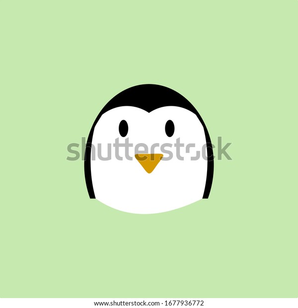Penguin Head Vector Animal Illustration Stock Vector (Royalty Free ...