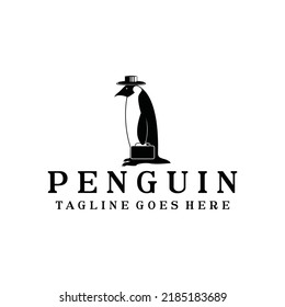 Penguin Mascot Logo Design Vector Emblem Stock Vector (Royalty Free ...