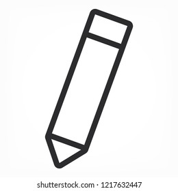 Pensil Vector Icon Stock Vector (Royalty Free) 1217632447 | Shutterstock