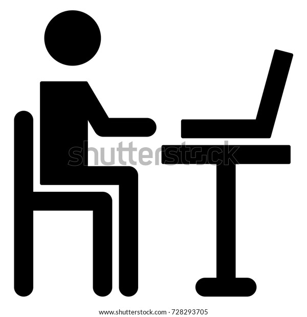 People Activity Office Icon Precision Design Stock Vector (Royalty Free ...