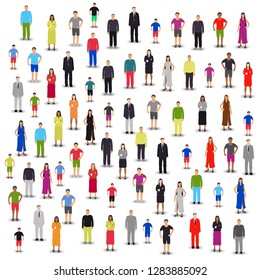 People Background Vector Illustration Stock Vector (Royalty Free ...