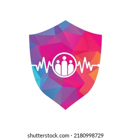 People Beat Logo Community Logo Template Stock Vector (Royalty Free ...