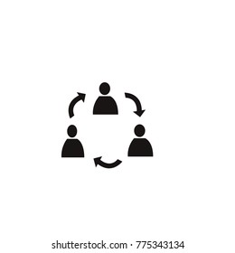 People Black Vector Stock Vector (Royalty Free) 775343134 | Shutterstock