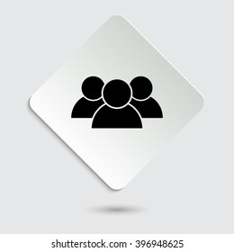 Group People Icon Background Icon Template Stock Vector (Royalty Free ...
