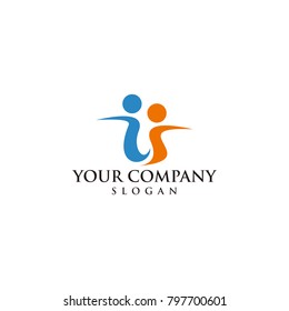 People Business Vector Logo Graphic Abstract Stock Vector (Royalty Free ...