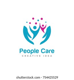 Abstract Hand Smile Logo Vector Icon Stock Vector (Royalty Free) 1742364494