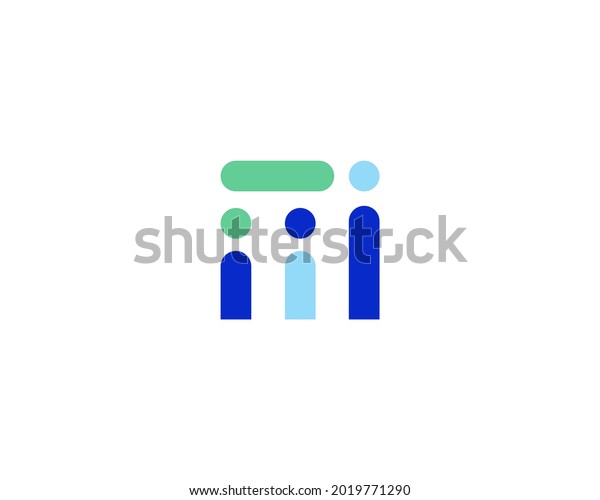 People Chart Abstract Logo Stock Vector (Royalty Free) 2019771290 ...