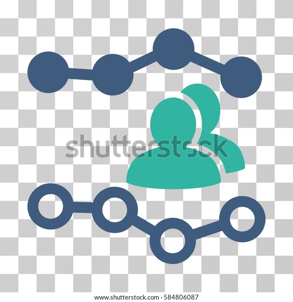 People Charts Icon Vector Illustration Style Stock Vector (Royalty Free ...