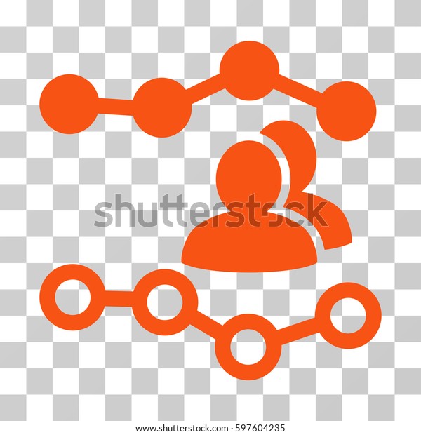 People Charts Icon Vector Illustration Style Stock Vector (Royalty Free ...
