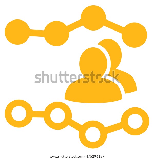 People Charts Icon Vector Style Flat Stock Vector (Royalty Free ...