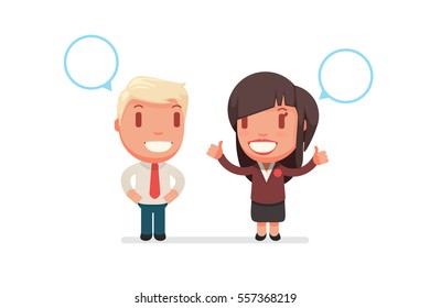 People Chatting Vector Illustration Stock Vector (Royalty Free) 558744121