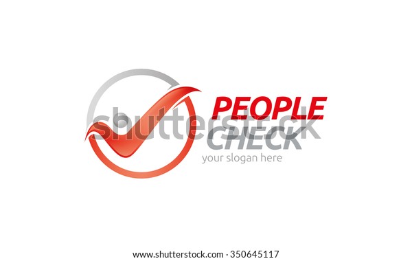 People Check Logo Stock Vector (Royalty Free) 350645117 | Shutterstock