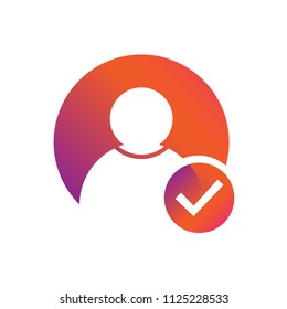 People Check Mark Vector Icon Stock Vector (Royalty Free) 1125228533 ...