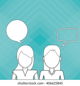 People Communication Design Vector Illustration: เวกเตอร์สต็อก (ปลอดค่า ...