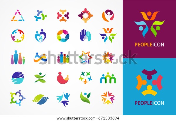 People Community Creative Hub Social Connection Stock Vector (Royalty ...