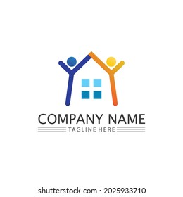 People Community Logo Work Team Business Stock Vector (Royalty Free ...