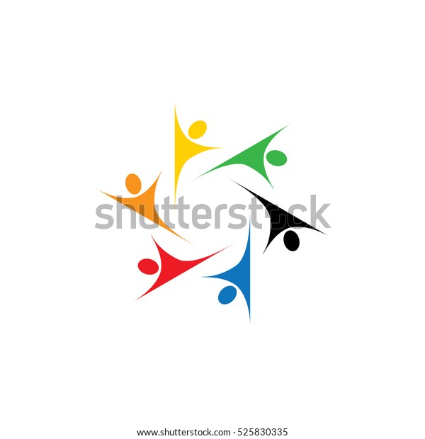 People Community Unity Logo Icon Vector Stock Vector (Royalty Free ...