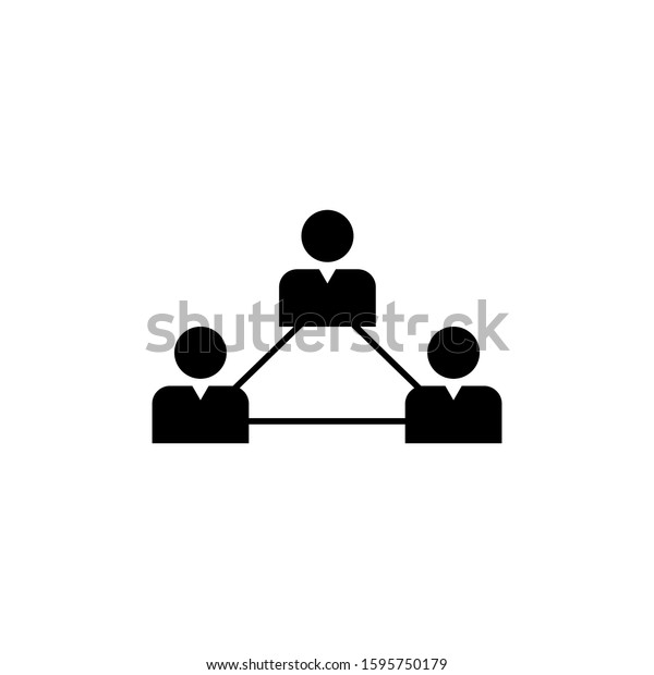 People Connect Icon Design Together Community Stock Vector (Royalty ...