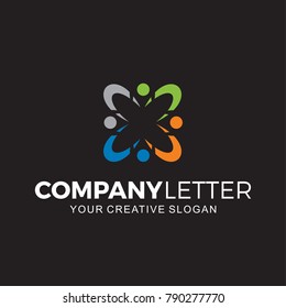 People Design Logo Stock Vector (Royalty Free) 790277770 | Shutterstock
