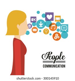 People Digital Design Vector Illustration Eps Stock Vector (Royalty ...