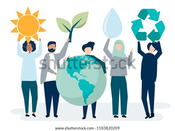 People Environmental Sustainability Concept Stock Vector (Royalty Free ... People Environmental Sustainability Concept Stock Vector (Royalty Free ...