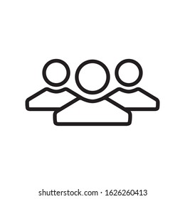 People Group Connection Icon Vector Design Stock Vector (Royalty Free ...