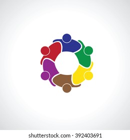 People Group Connectivity Logo Vector Graphic Stock Vector (Royalty ...
