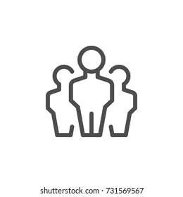 People Group Line Icon Stock Vector (Royalty Free) 731569567 | Shutterstock