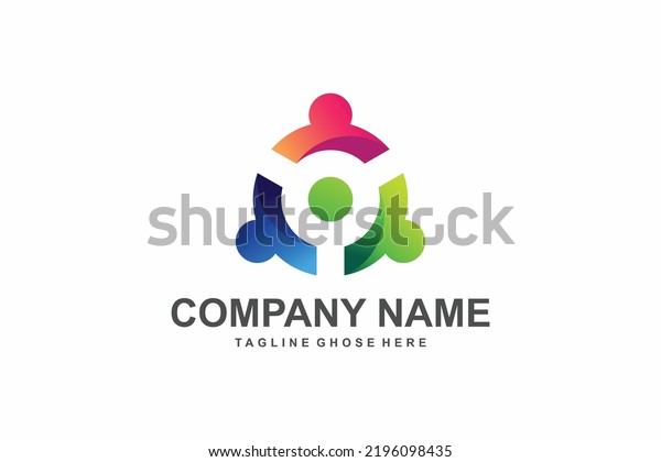 People Group Target Logo Design Stock Vector (Royalty Free) 2196098435 ...