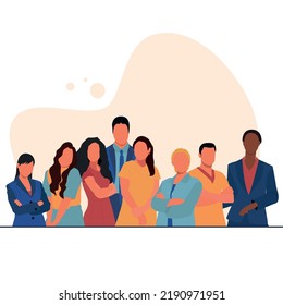 People Group People Vector Illustration Poster Stock Vector (Royalty ...