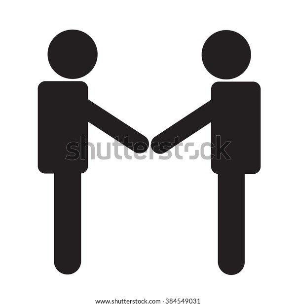 People Handshake Icon Illustration Stock Vector (Royalty Free ...