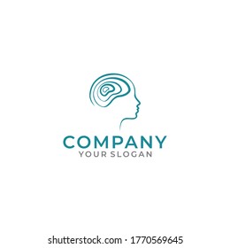 People Head Logo Human Face Illustration Stock Vector (Royalty Free ...