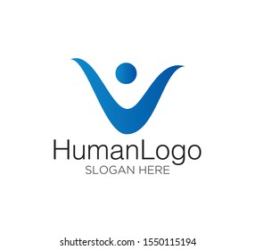 People Human Logo Design Concept 库存矢量图（免版税）1550115194 | Shutterstock