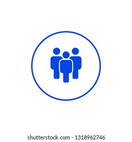People Icon Circle Stock Vector (Royalty Free) 1318962746 | Shutterstock