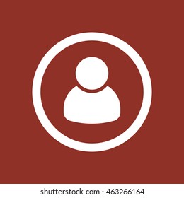 People Icon Flat Design Stock Vector (Royalty Free) 463266164 ...