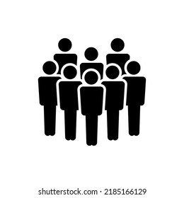 People Icon Flat Style Group People Stock Vector (Royalty Free ...