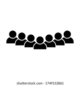 People Group 7 Persons Friendship Teamwork Stock Vector (Royalty Free ...