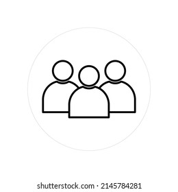People Icon Logo Design Template Stock Vector (Royalty Free) 2145784281 ...