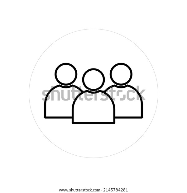 People Icon Logo Design Template Stock Vector (Royalty Free) 2145784281 ...