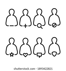 People Icon Man Icon Application People Stock Vector (Royalty Free ...