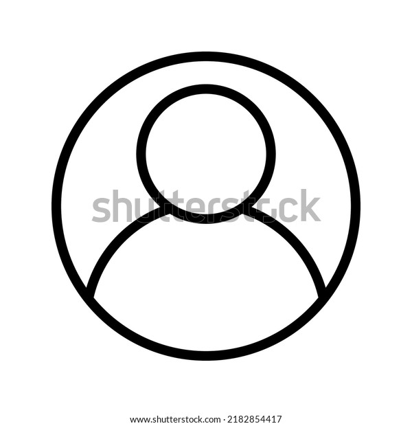 People Icon Profile Sign Vector Illustration Stock Vector (Royalty Free ...