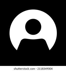 People Icon Rounded Circle Isolated Flat Stock Vector (Royalty Free ...